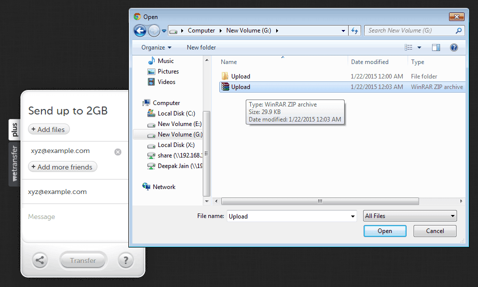 Transfer Files with WeTransfer - Step-by-Step Guide