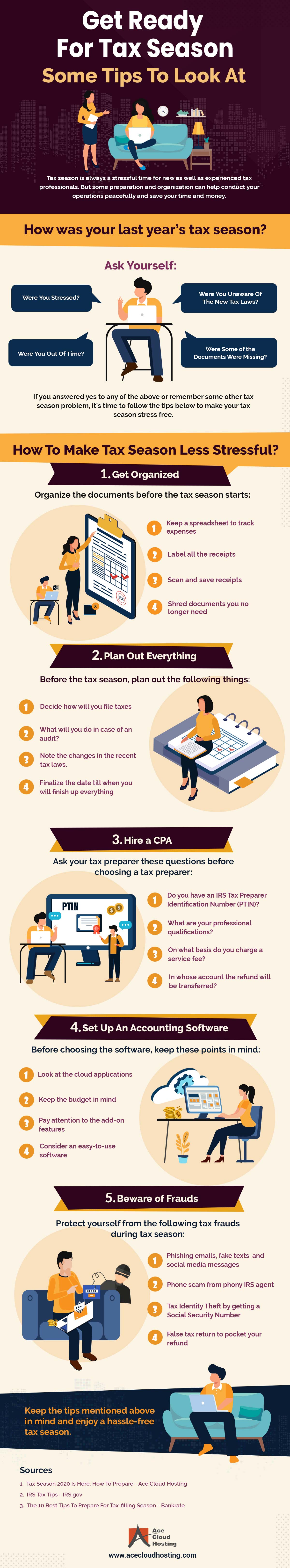 [Infographic] Top Tips to Get Ready for Tax Season Now