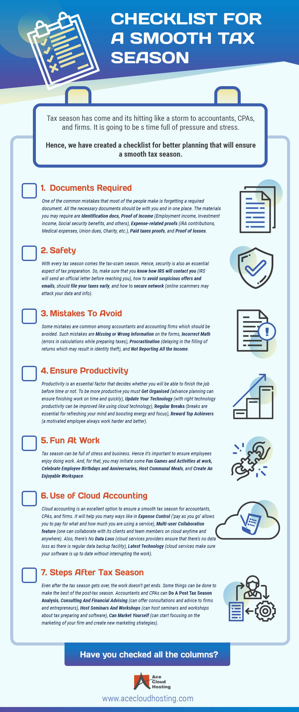Tax Season 2018 - Blog Series Roundup | Ace Cloud Hosting