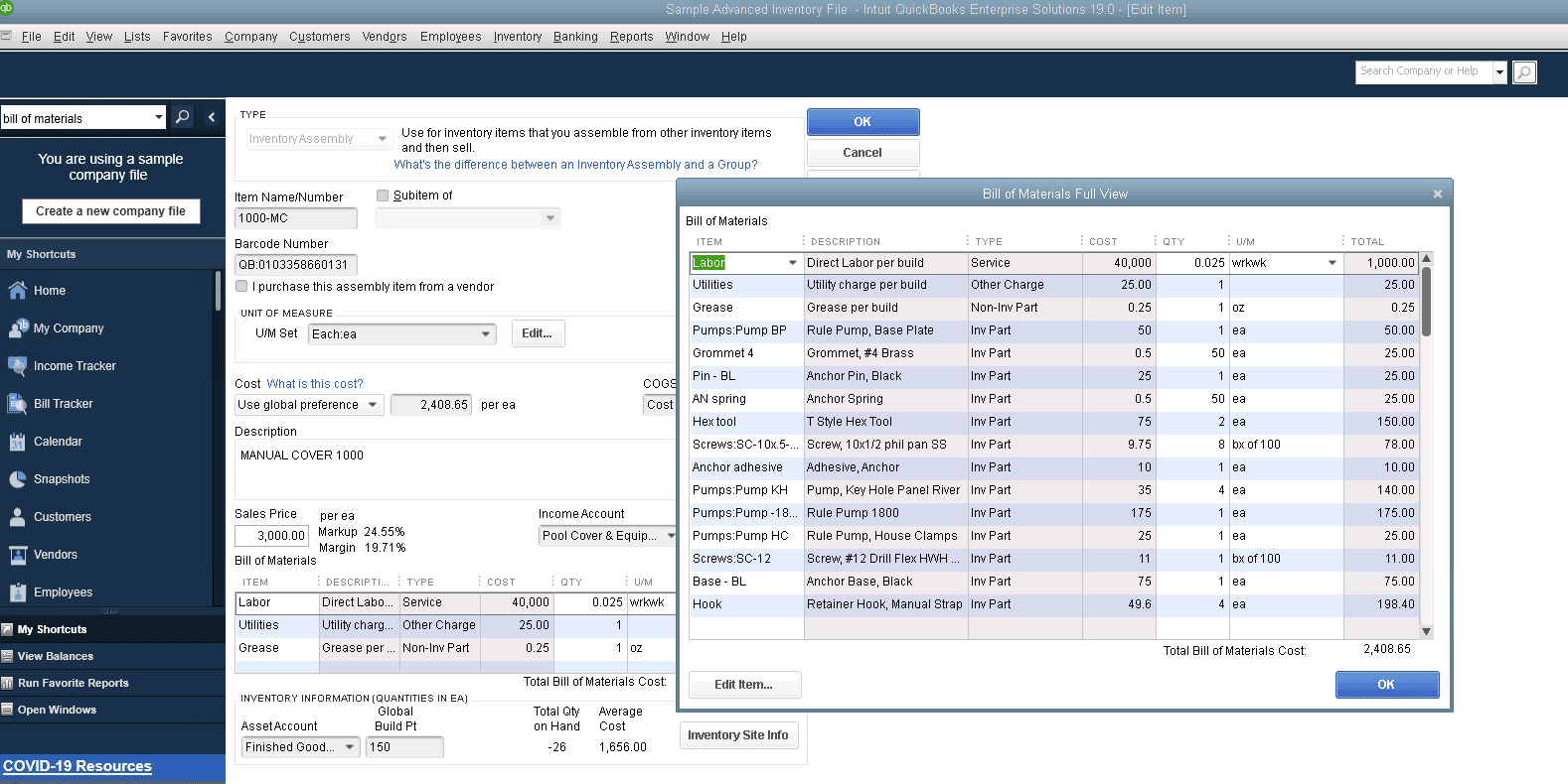Top 17 Features of QuickBooks Enterprise for Manufacturing Businesses