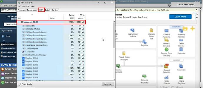 Close Frozen QuickBooks Sessions