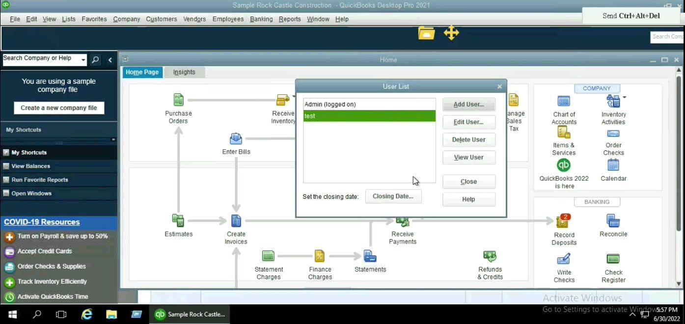 Create New Users in QuickBooks - Step-by-Step Guide