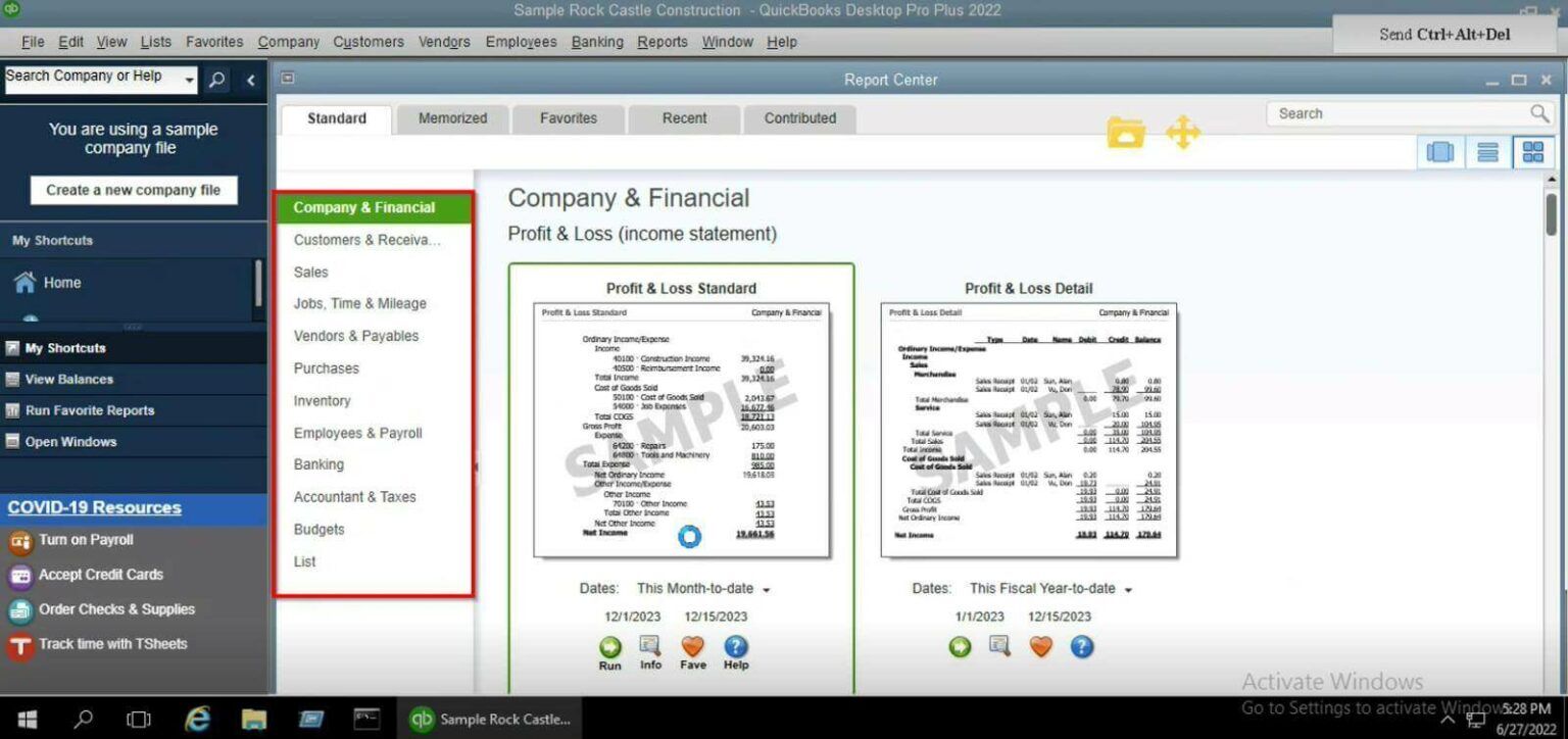 Export QuickBooks Reports to Excel - Step-by-Step