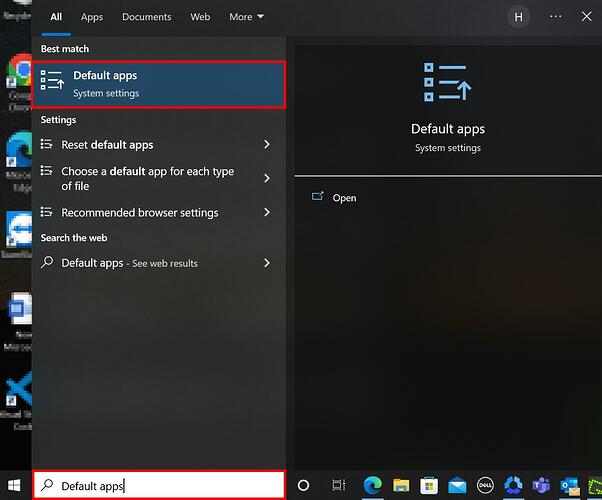 How to Setup Default Programs on Dedicated Servers?