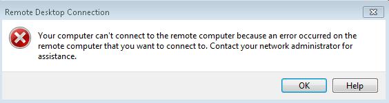 How To Fix Remote Desktop Cant Connect To The Remote Computer