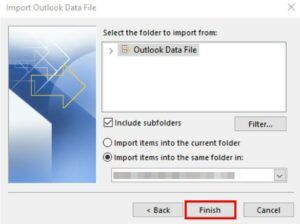 How to Import and Export Outlook Data Files