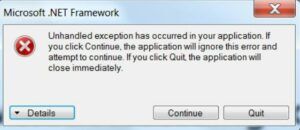 How to Fix Microsoft .NET Framework Error