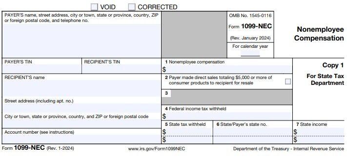 A Guide to IRS 1099-NEC Form: How to Fill it Correctly