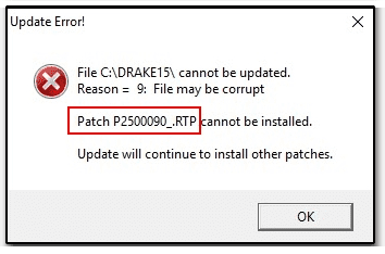 How to Fix Drake Error 'Reason = 9 File May Be Corrupt'